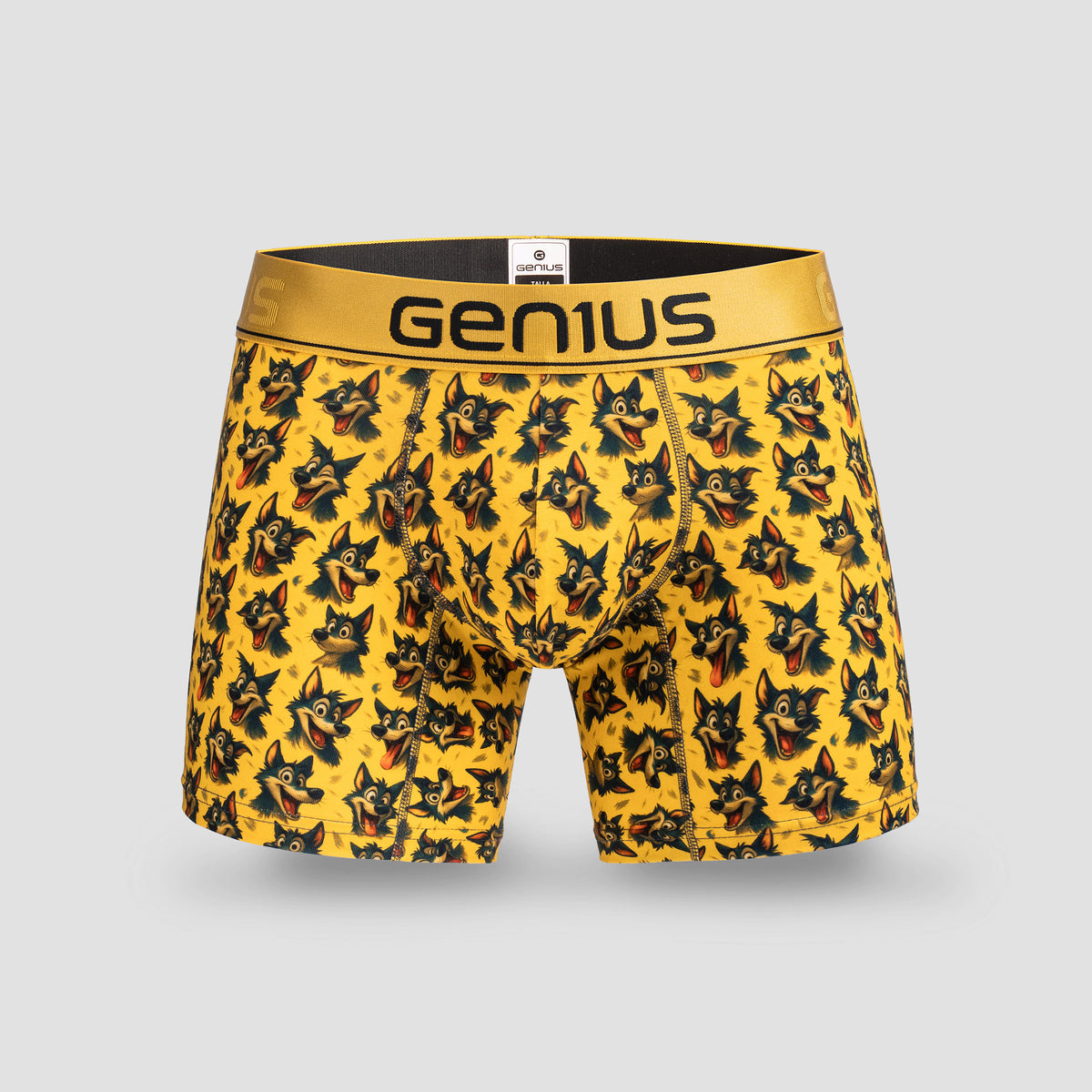 Boxer Wolf para hombre -algodón peruano |Genius 70254